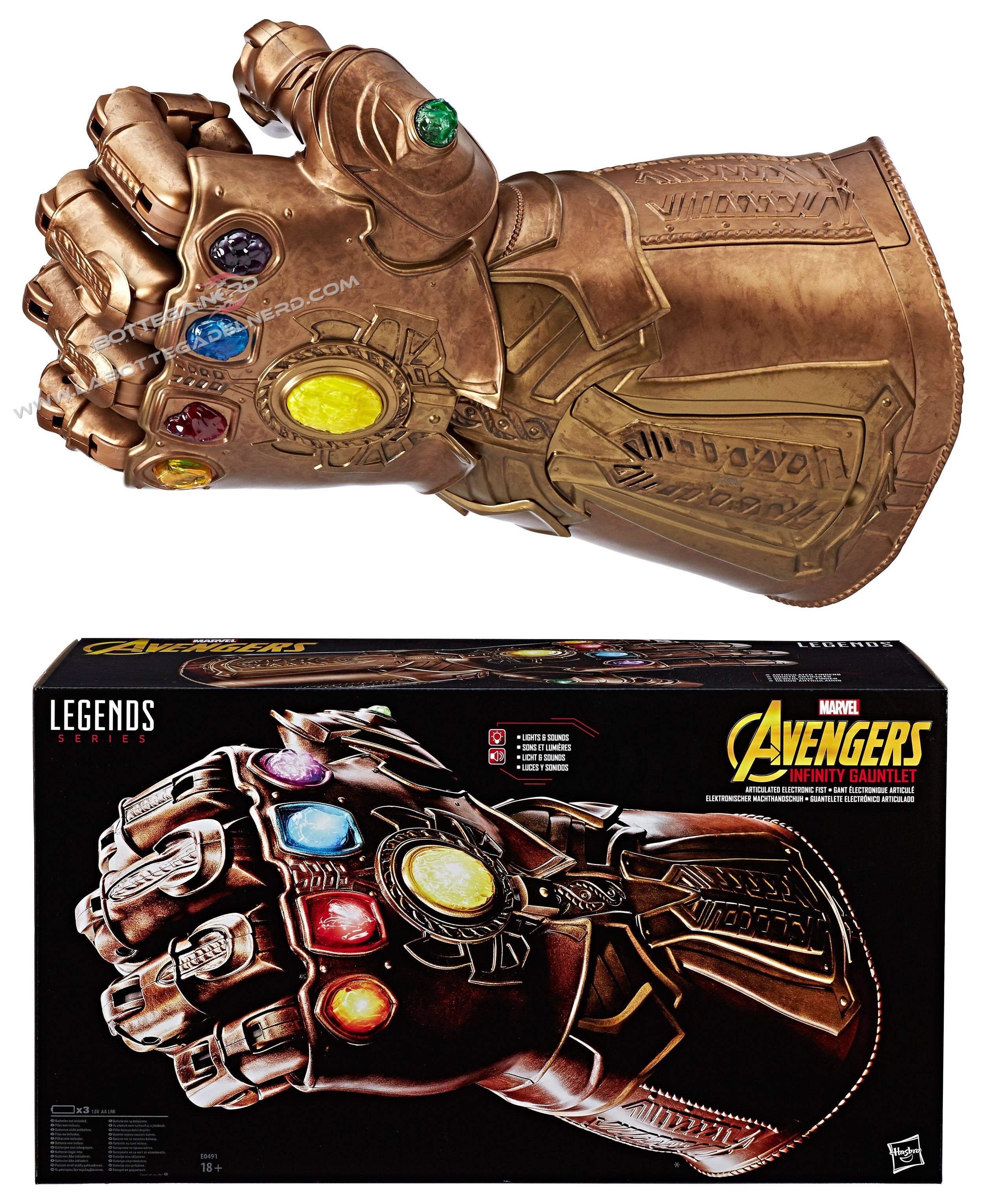 Avengers Infinity War - Marvel Legends Guanto dell'infinito 50cm - La ...