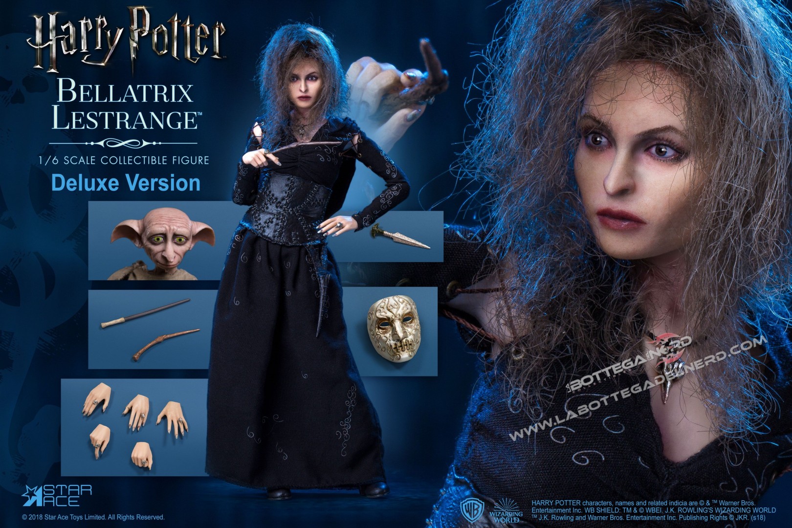 Harry Potter - Action Figure 1/6 Bellatrix Lestrange DELUXE - La ...