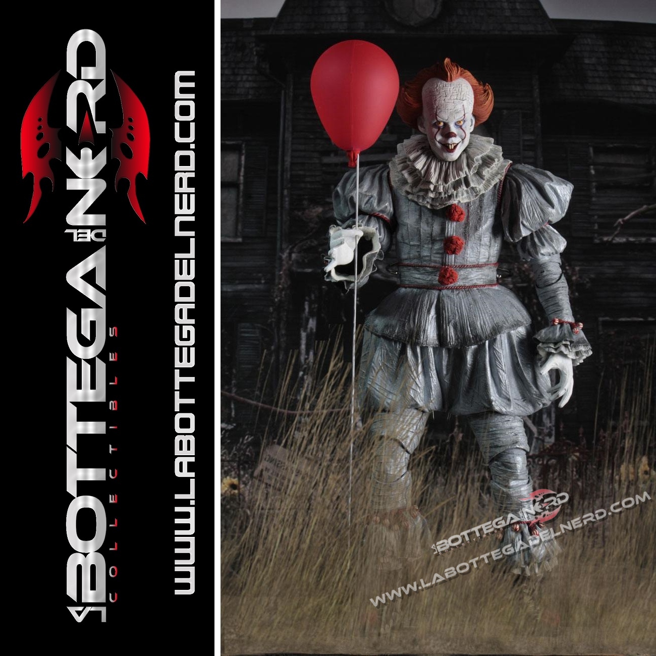 IT - Action Figures 1/4 Pennywise 46 cm - La Bottega Del Nerd