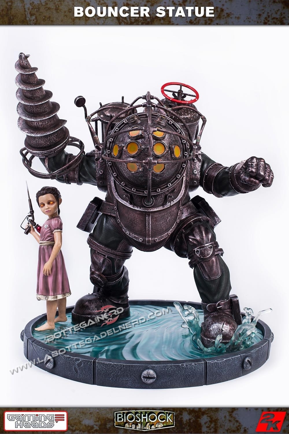 BioShock - Statue 1/4 Big Daddy - Bouncer and Little Sister 51cm