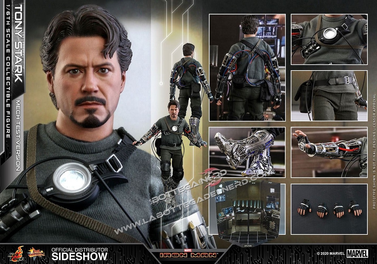 Iron Man - Action Figure 1/6 Tony Stark (Mech Test Version) 30cm