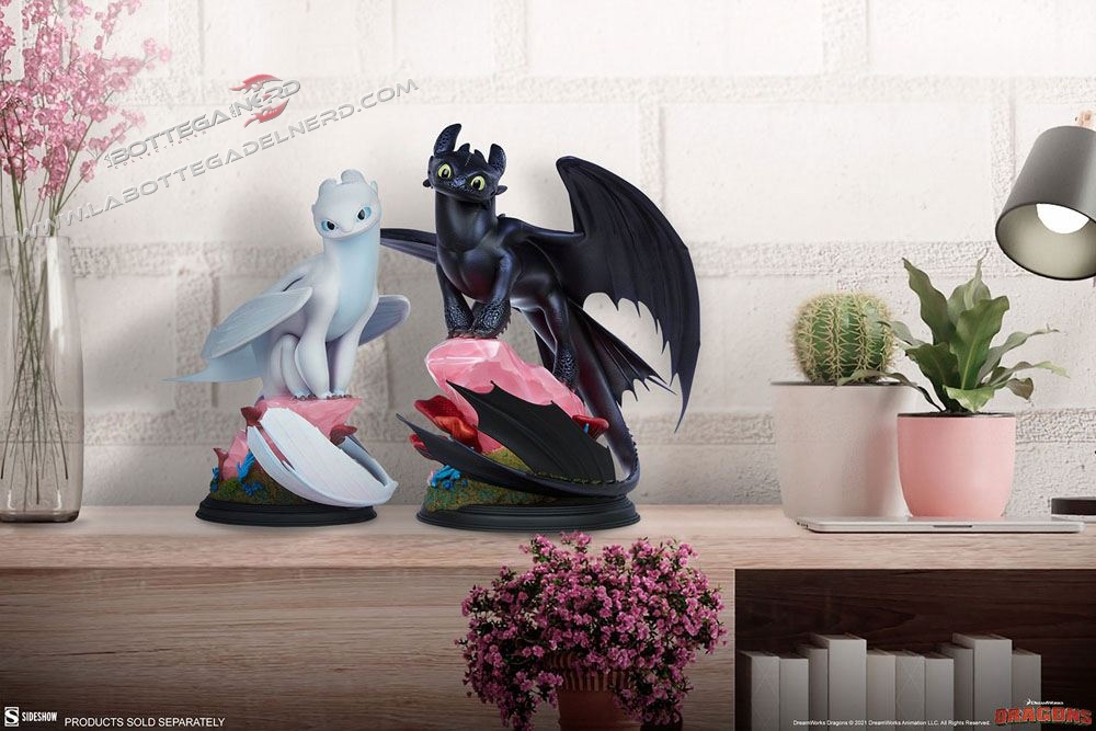 Light Fury Dragon Trainer: How To Train Your Dragon - Statue 26cm
