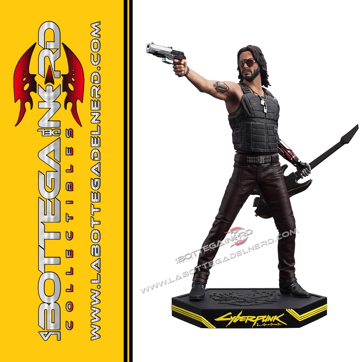 Johnny Cyberpunk 2077 - PVC Statue Johnny Silverhand 24cm