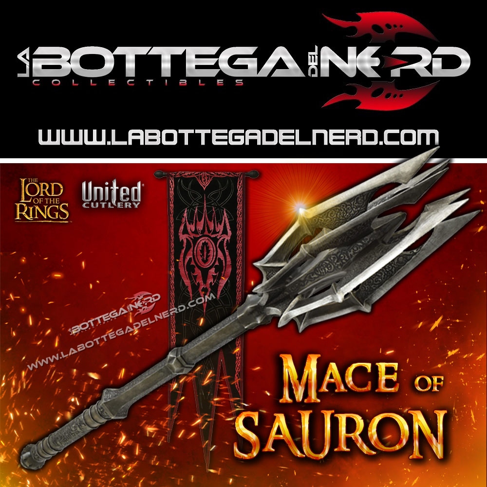 Lord of the Rings - Mace of Sauron 1/1 con Anello e Stendardo