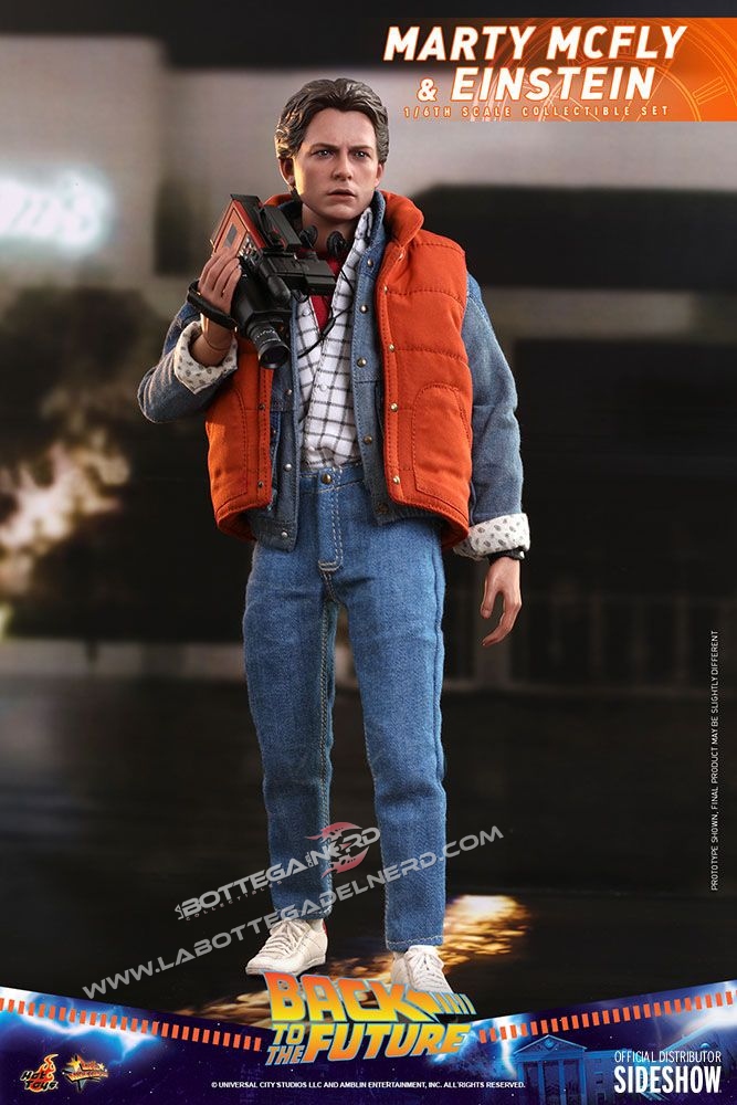 Back To The Future - Action Figure Marty McFly & Einstein Deluxe
